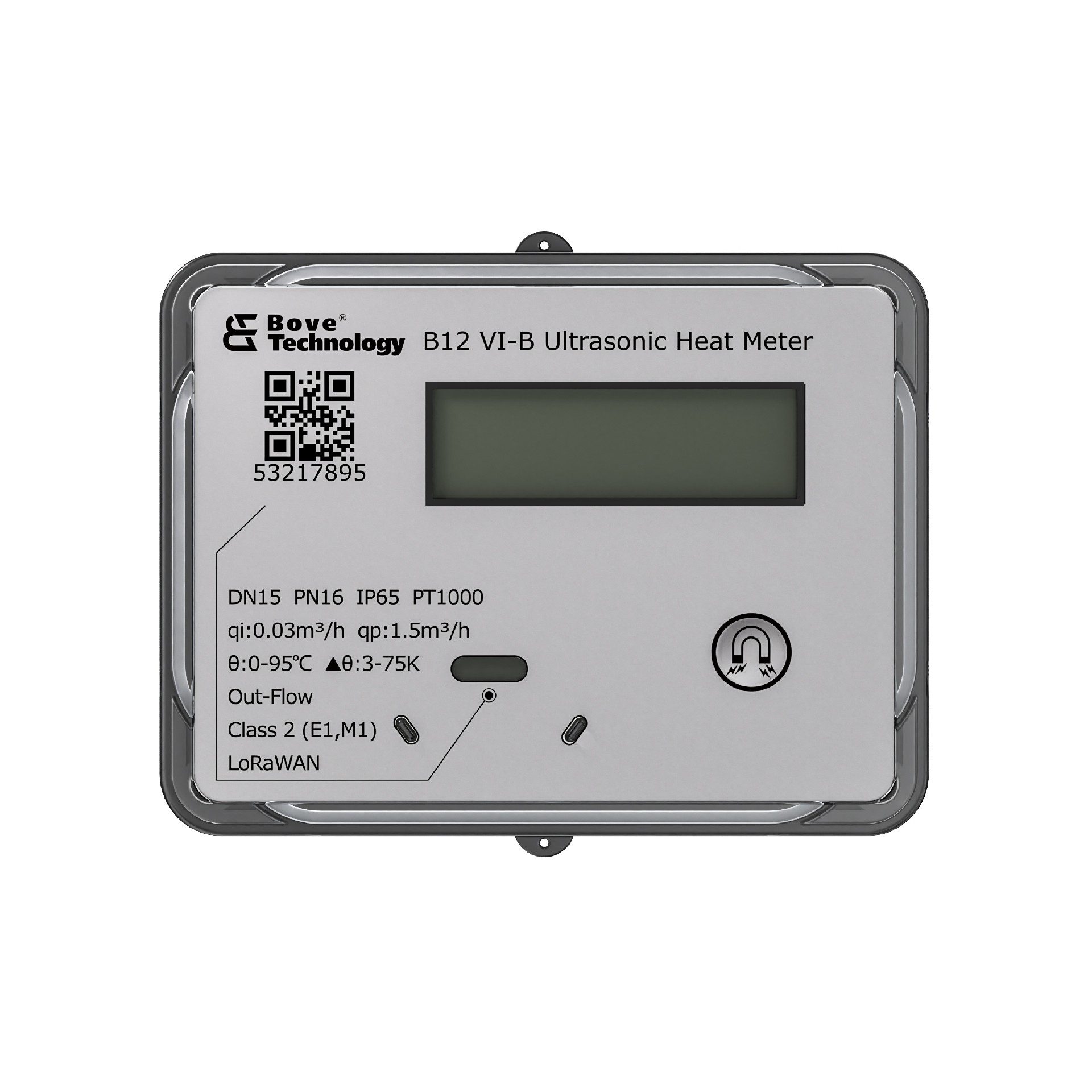 B12 VI-B Ultrasonic Heat Meter-Thermal Energy Meters-Bove Technology ...